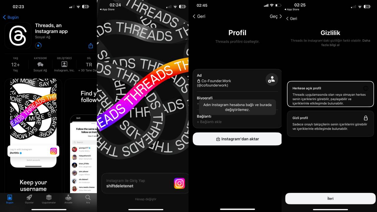 Threads Android'de nasıl kullanılır? Türkiye'de açık mı? - Yeşil Robot